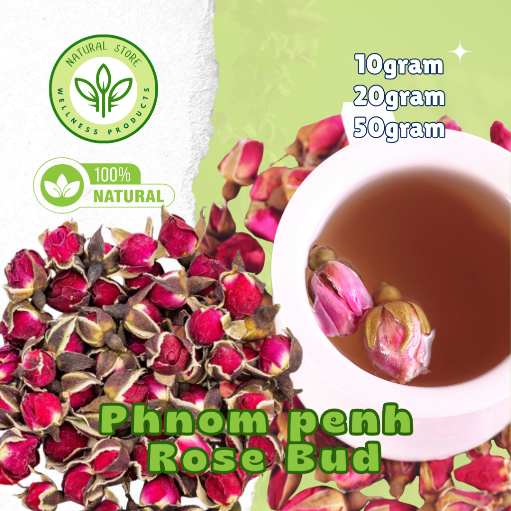 Dried mini rose buds pure natural Phnom Penh rose buds golden-rim rose ...