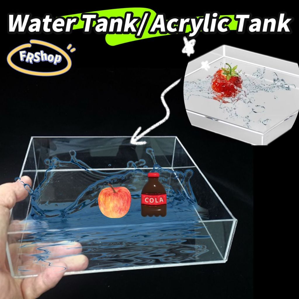 Acrylic Tray/ Acrylic Water Tank Leakproof For Photo Shoot/Transparent ...