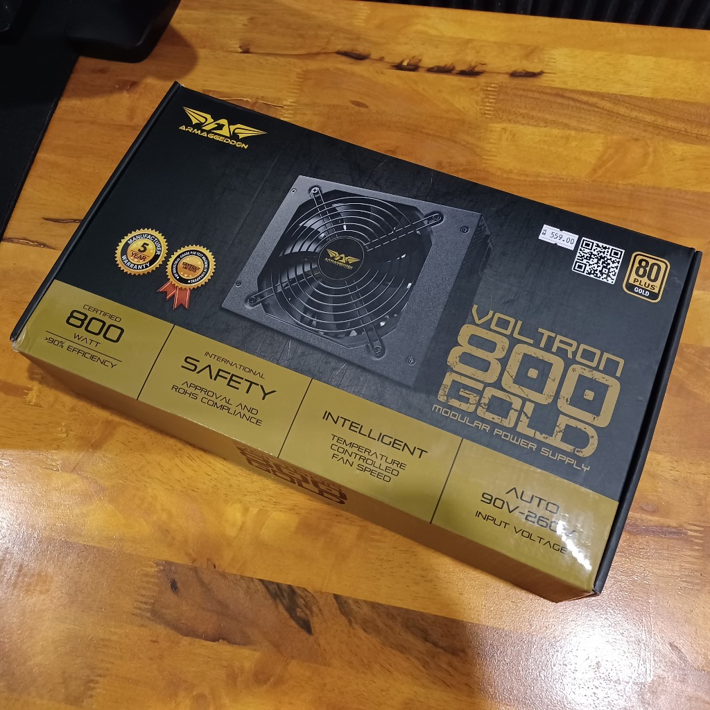 ARMAGGEDDON VOLTRON GOLD 800 (800W) 80 PLUS Gold PSU (New) | Shopee Malaysia