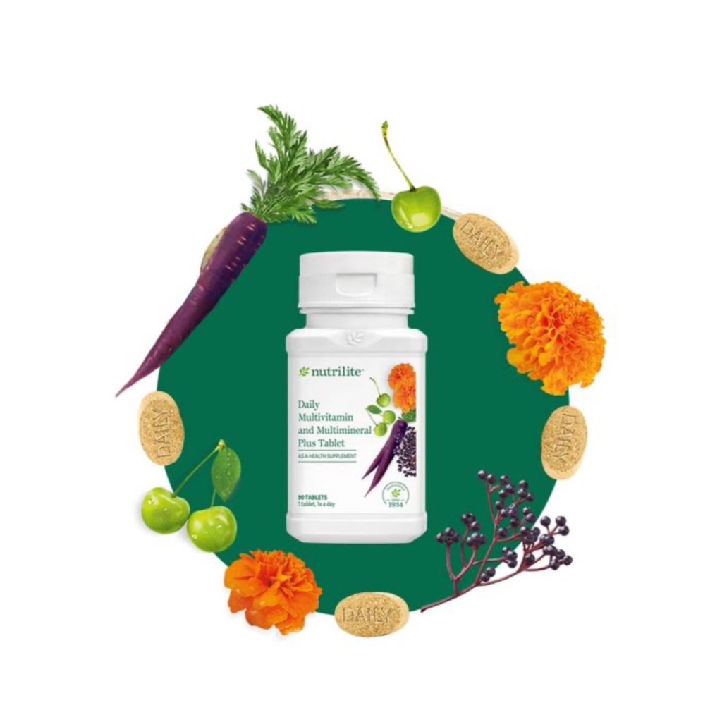 Nutrilite Daily Multivitamin and Multimineral Plus Tablet 90 Tablets ...