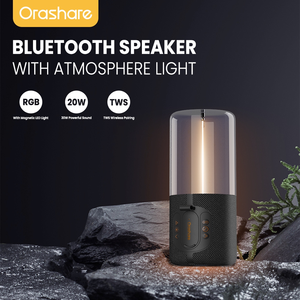 Orashare BSL01 Speaker Bluetooth With Magnetic Atmosphere Light HiFi ...