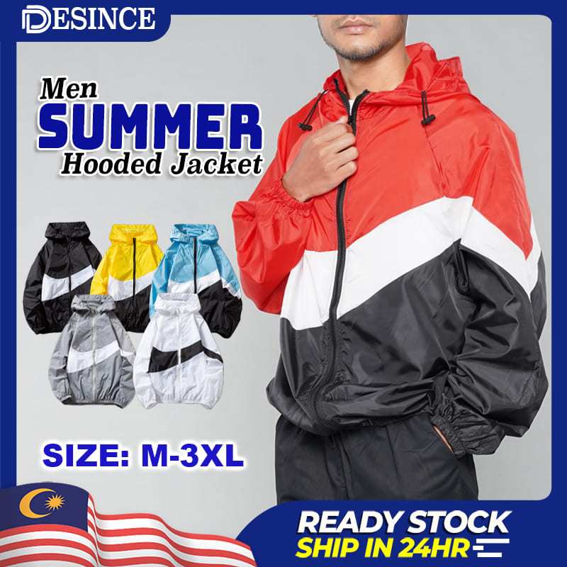 🇲🇾 DESINCE Men Zipper Jacket With Hood Man Hoodies Sport Outerwear ...