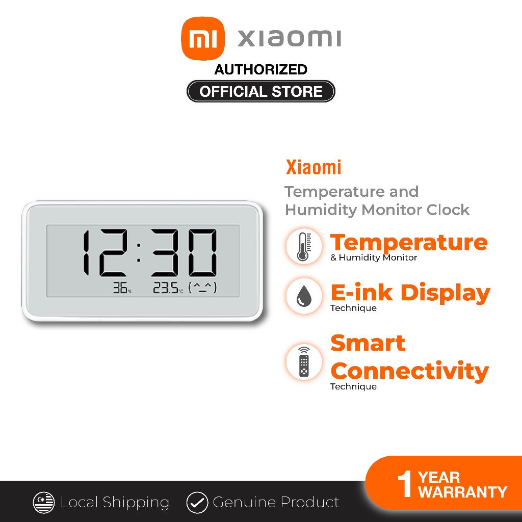 Xiaomi Temperature and Humidity Monitor Clock E-ink display | Smart APP ...