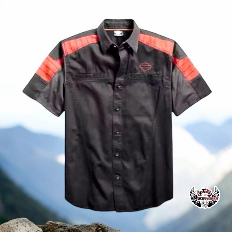 96408-17VM H-D Performance Mesh Panel Shirt | Shopee Malaysia