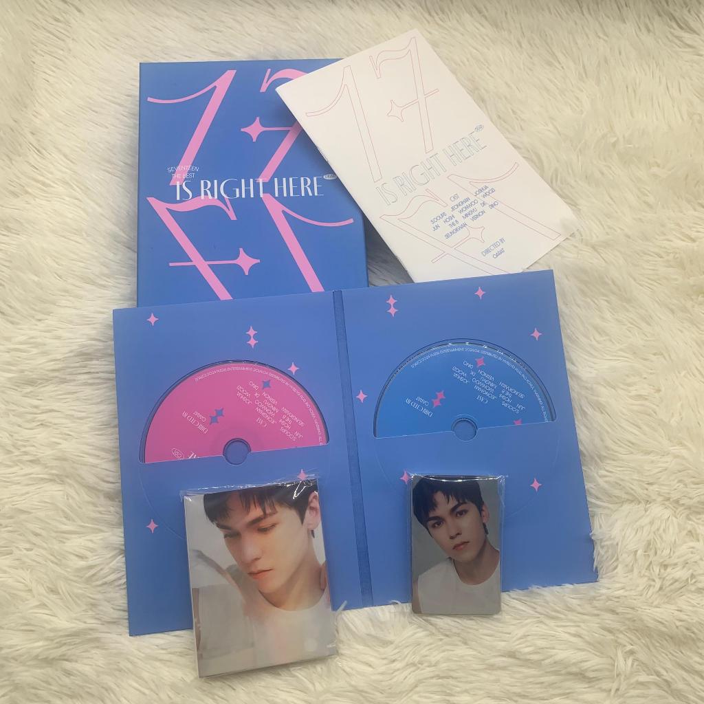 [Ready Stock] Dear Ver. Seventeen 17 is right here Carat unsealed album (Vernon ver.) Binder and ...