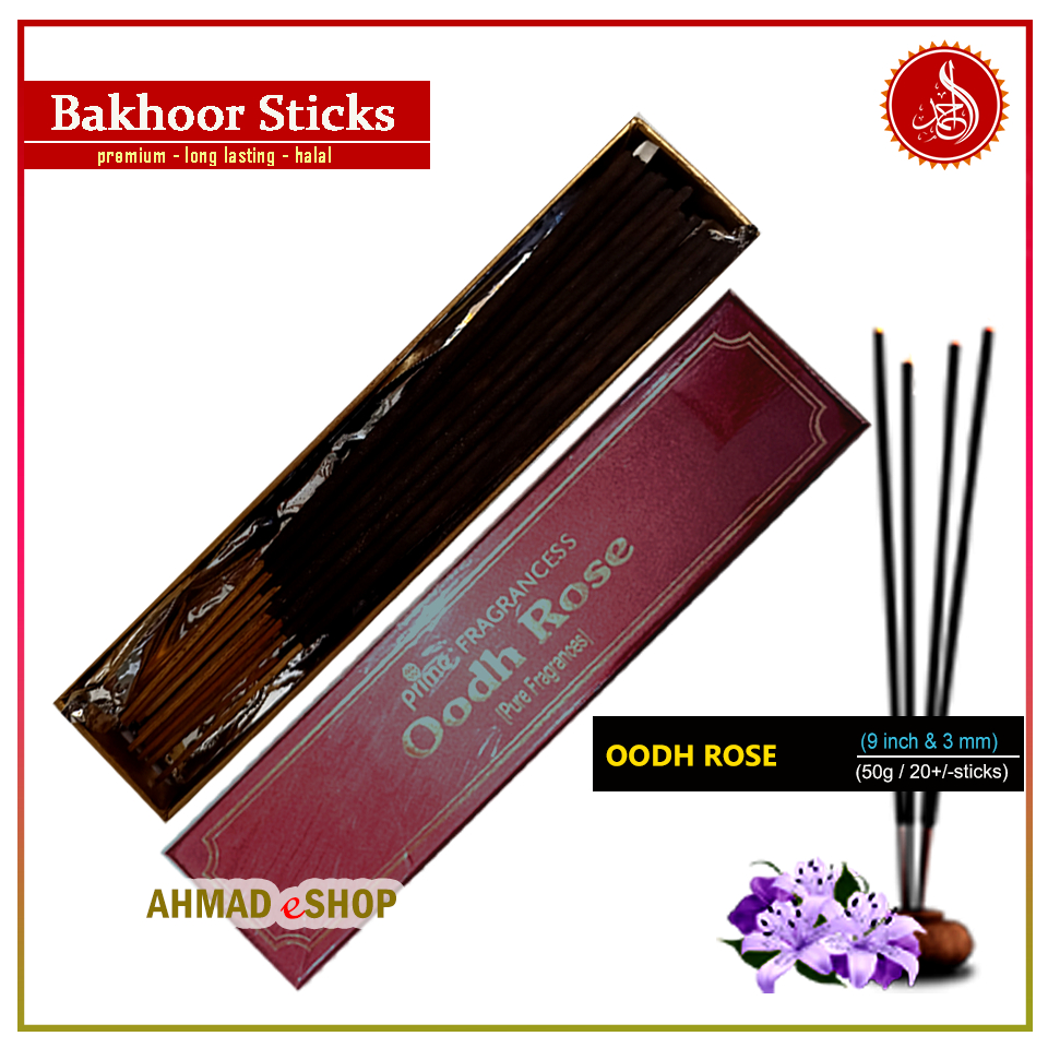 KF/ Prime Fragrances INCENSE STICKS OUDH ROSE / KASTURI / KASTURI ...