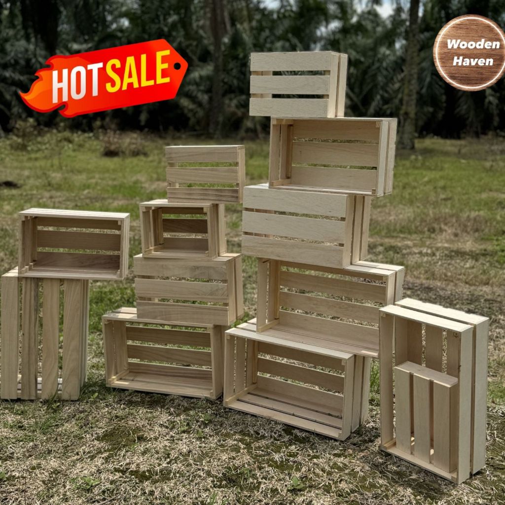 Wooden Crate/ Catering Stand/ Event Decoration Box/Buffet Stand/Tray ...