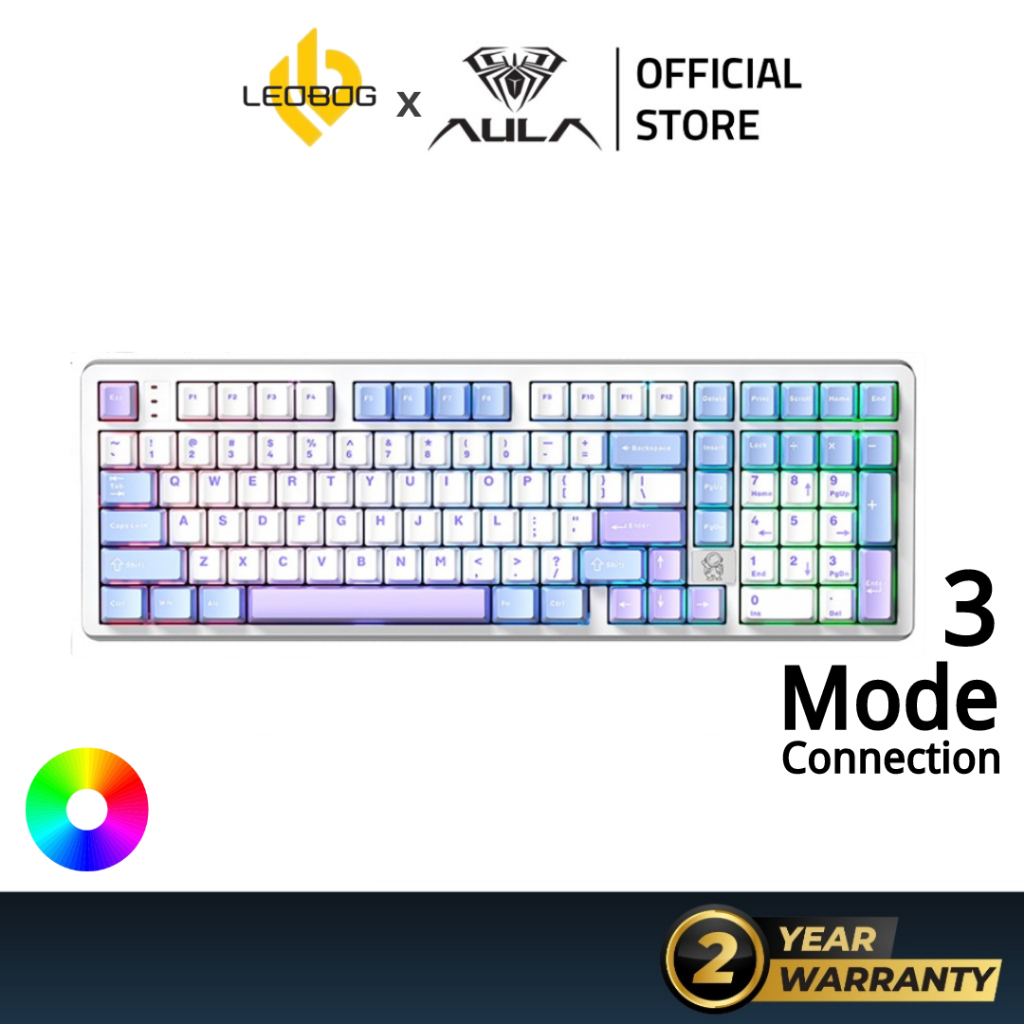 LEOBOG Hi98 Mechanical Keyboard Aluminum Alloy Wired 98% 101keys RGB ...