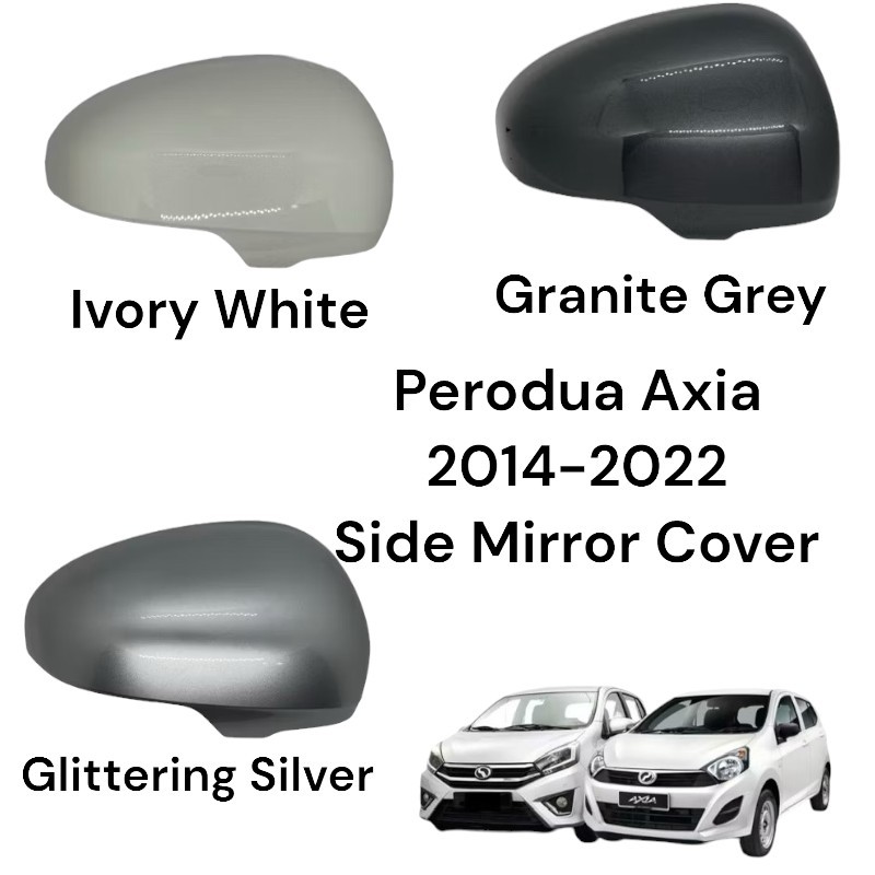 Perodua Axia 2014-2022 Side Mirror Cover With Color Painting | Shopee ...