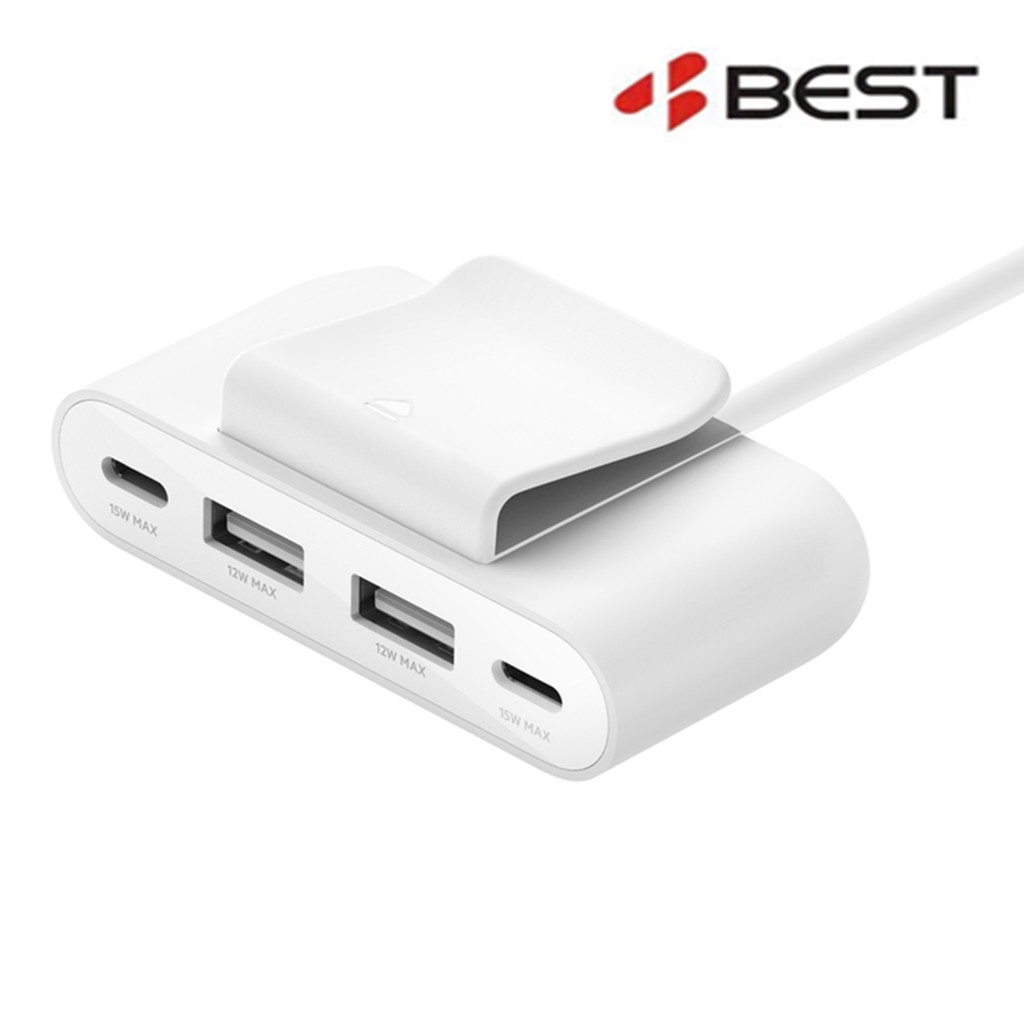 BoostCharge 4-Port USB Power Extender 2M White BUZ001BT2MWHB7 | Shopee ...