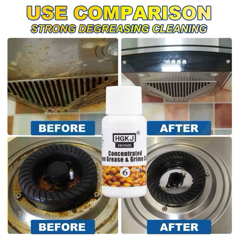 CONCENTRATED KITCHEN GREASE & GRIME CLEANER pembersih kotoran Gas kipas ...