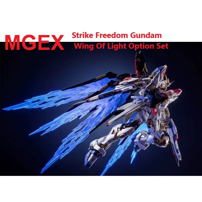TUWANG MGEX 1/100 ZGMF-X20A Strike Freedom Gundam Wing Of Light Option ...