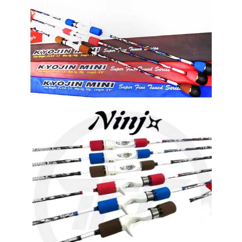 NINJA KYOJIN MINI (PVC TUBE) SOLID BC & SPINNING SW JIGGING CASTING ...