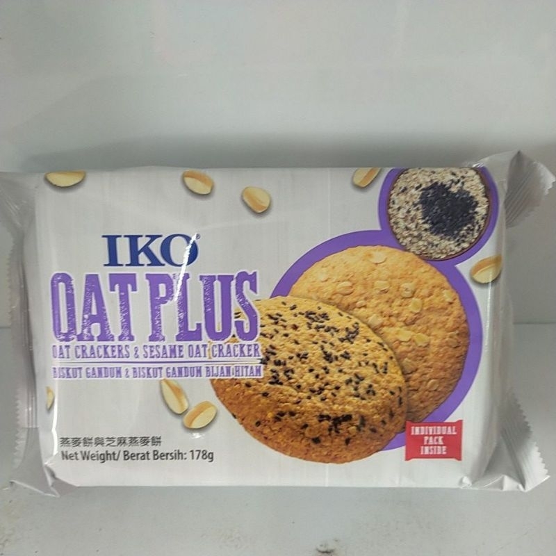 IKO Oat Plus Oat Cracker & Sesame Oat -178g | Shopee Malaysia