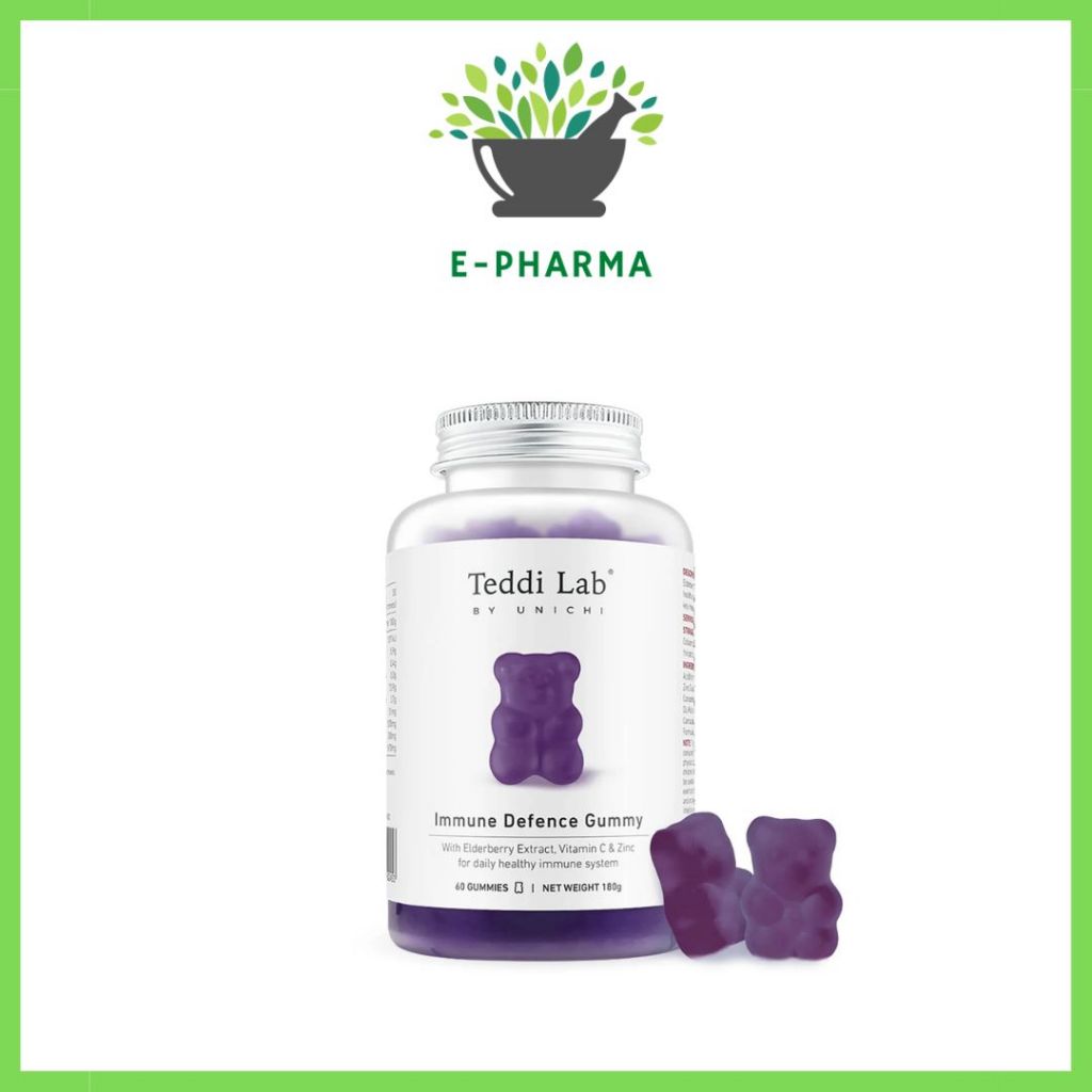 Teddi Lab Unichi Elderberry Immune Defence Gummy 60s | Shopee Malaysia