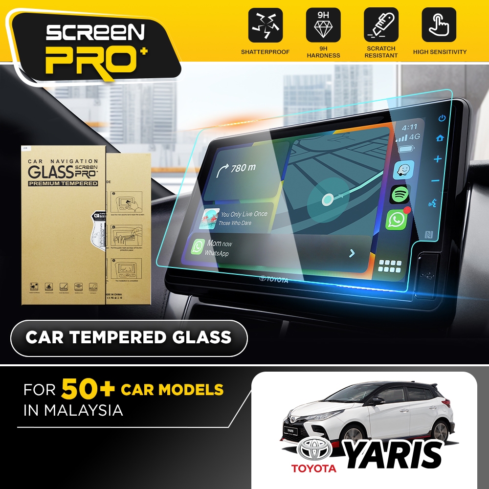 𝐓𝐨𝐲𝐨𝐭𝐚 𝐘𝐀𝐑𝐈𝐒 𝟐𝟎𝟐𝟑 - 𝟐𝟎𝟐𝟓 SCREENPRO Infotainment Tempered Glass Screen ...