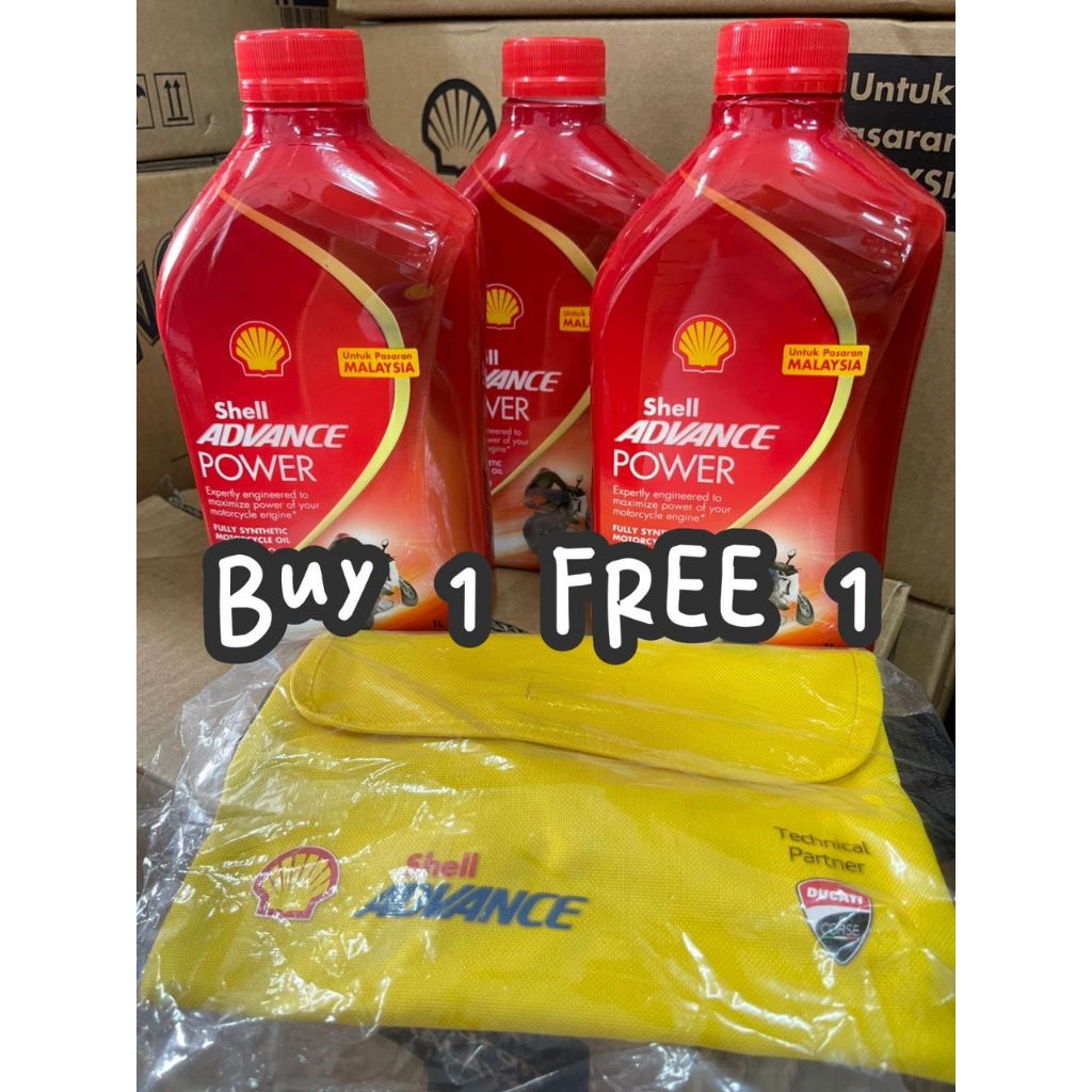 BUY1FREE1BAG [100%ORIGINAL]SHELL Long Ride 10W-40 4T&Power 15W-50T ...