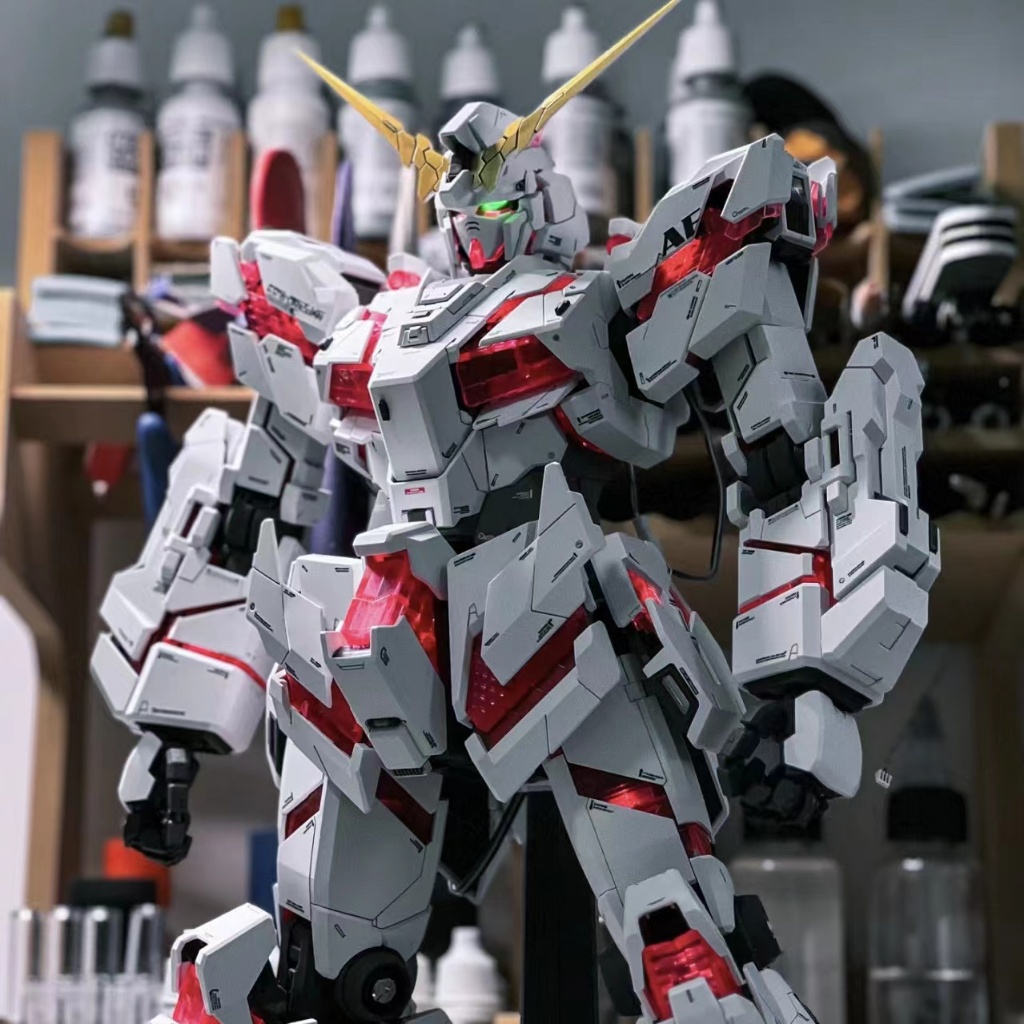 HG Gundam Assembly Model 1/144 RX-0 Unicorn Gundam HI-v Freedom Load ...
