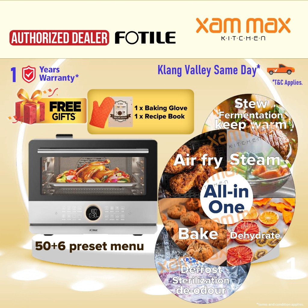 [PM FREE SHIPPING] Fotile One Oven PLUS HYZK32-E3 32L Combi Portable ...