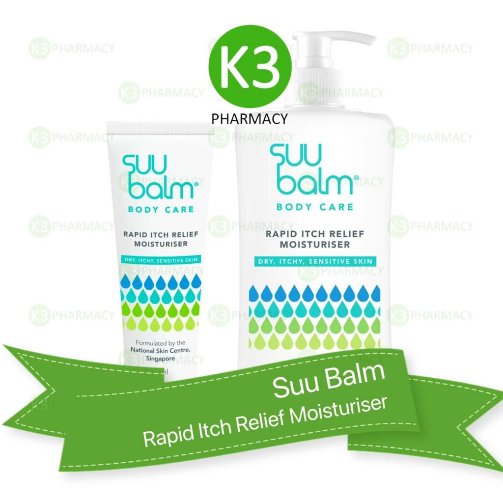 Suu Balm Rapid Itch Relief Moisturiser (75ml/350mL) - For Dry, Itchy, Sensitive Skin | Shopee ...