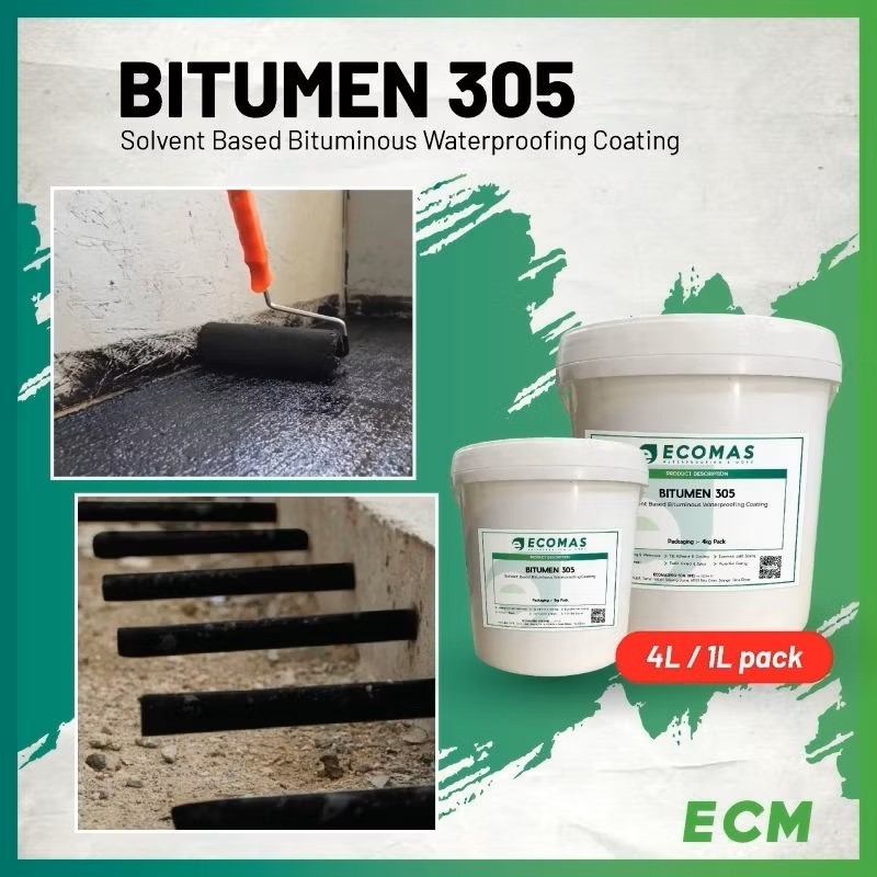 BITUMEN 305 (1KG /4KG PACK) SOLVENT-BASED BITUMEN / Bituminous ...