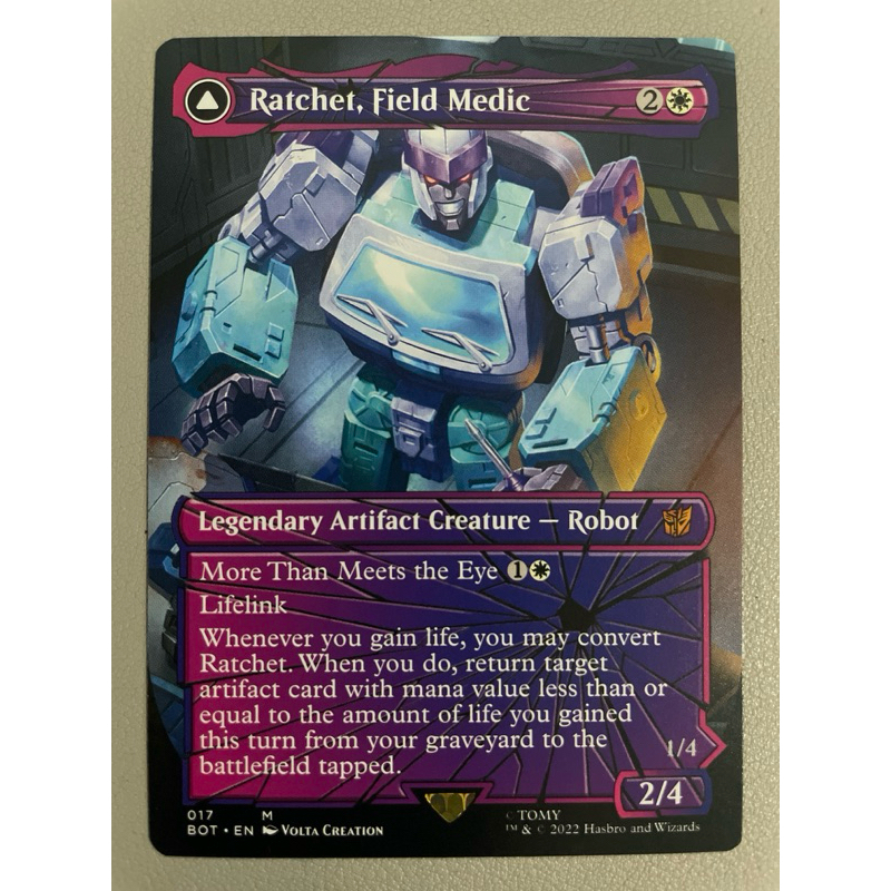 MTG:Universes Beyond: Transformers (BOT) 017 M - Ratchet, Field Medic ...