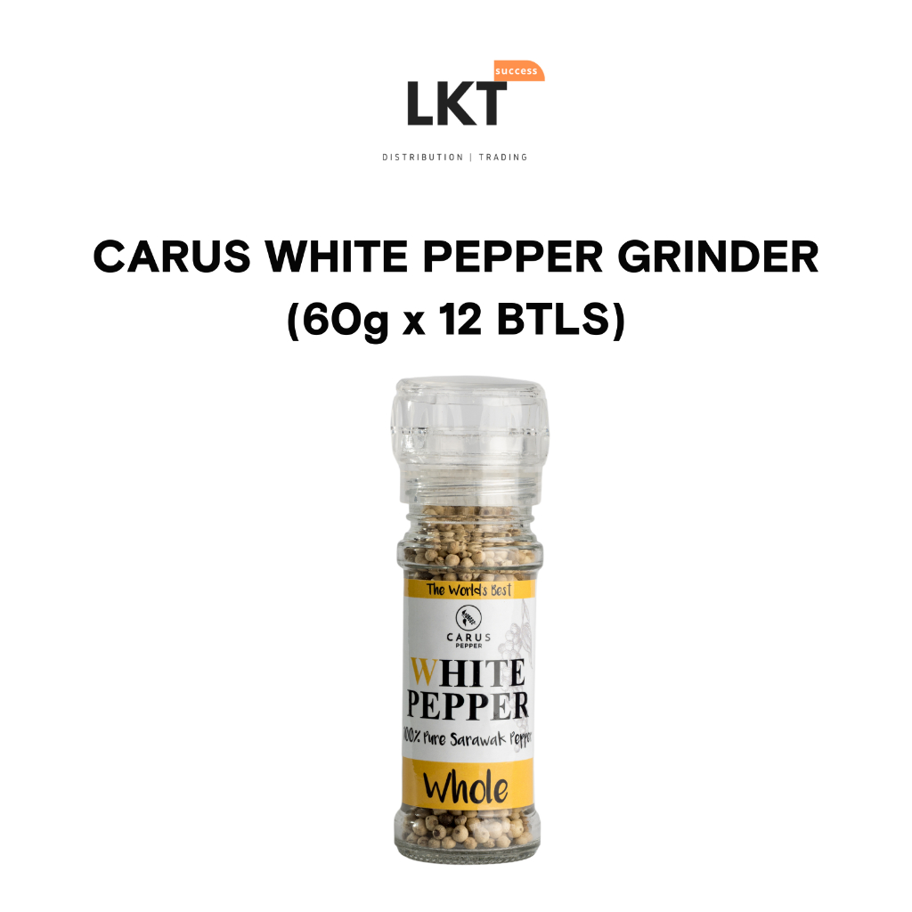 CARUS White Pepper Whole Grinder (60g x 12 bottles) | Shopee Malaysia