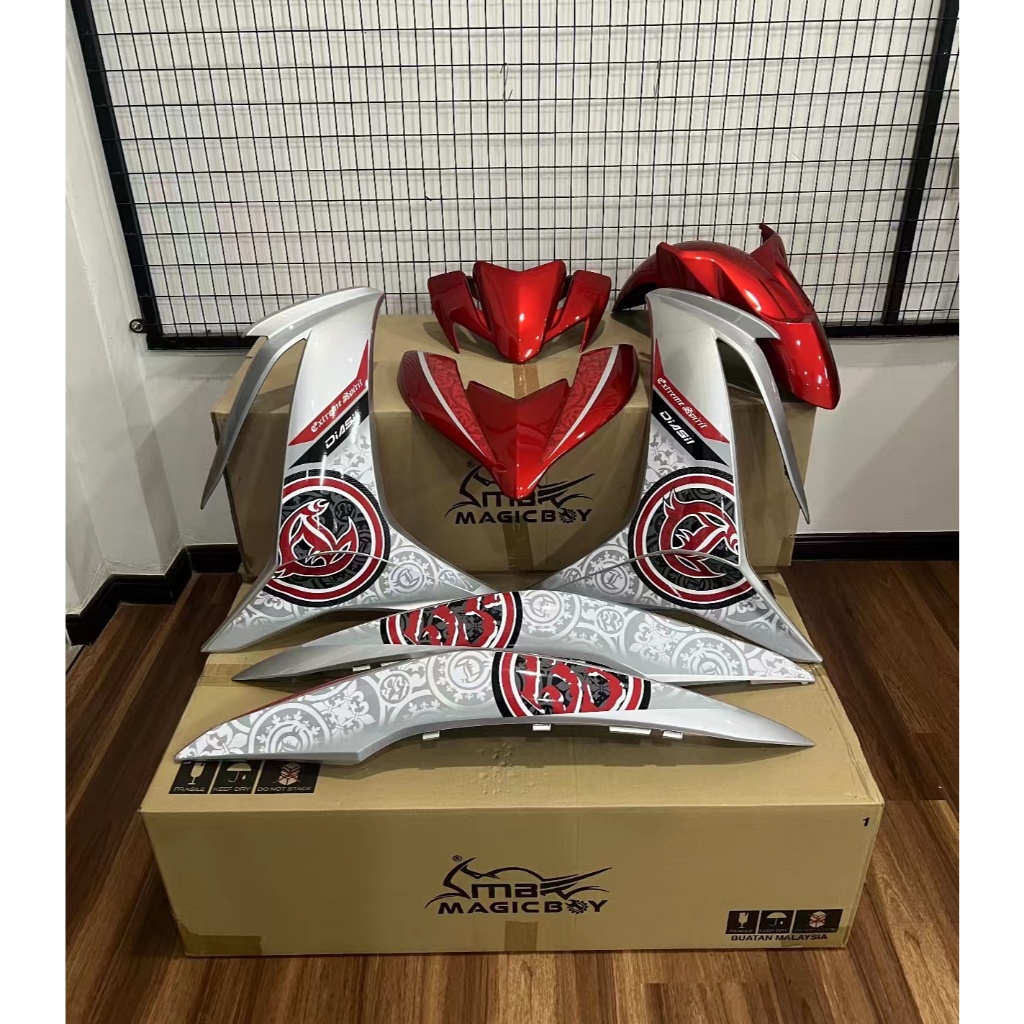 MAGIC BOY RACING COVER SET COVERSET BATIK / KANJI LC135 LC 135 V8 FI ...