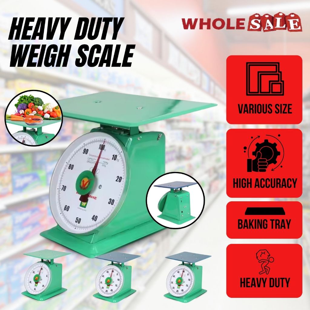 Heavy Duty Weighing Mechanical Spring Scale Various Size Metal Material ...