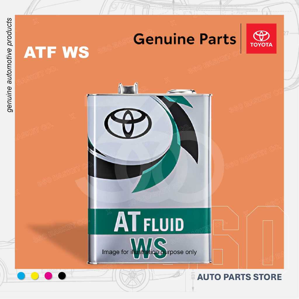 GENUINE ORIGINAL MINYAK TOYOTA ATF WS AUTO TRANSMISSION GEAR OIL FLUID ...