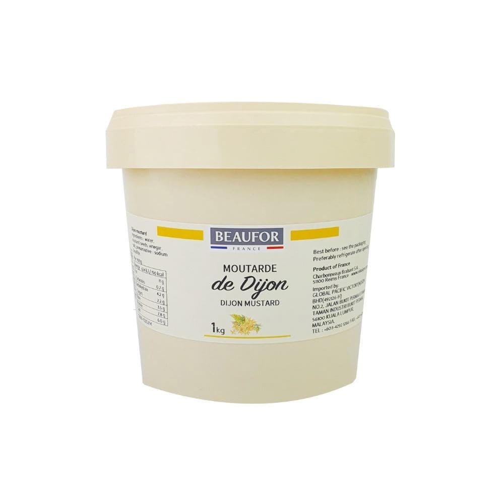 BEAUFOR EXTRA STRONG DIJON MUSTARD / WHOLE GRAIN MUSTARD - 1KG | Shopee ...