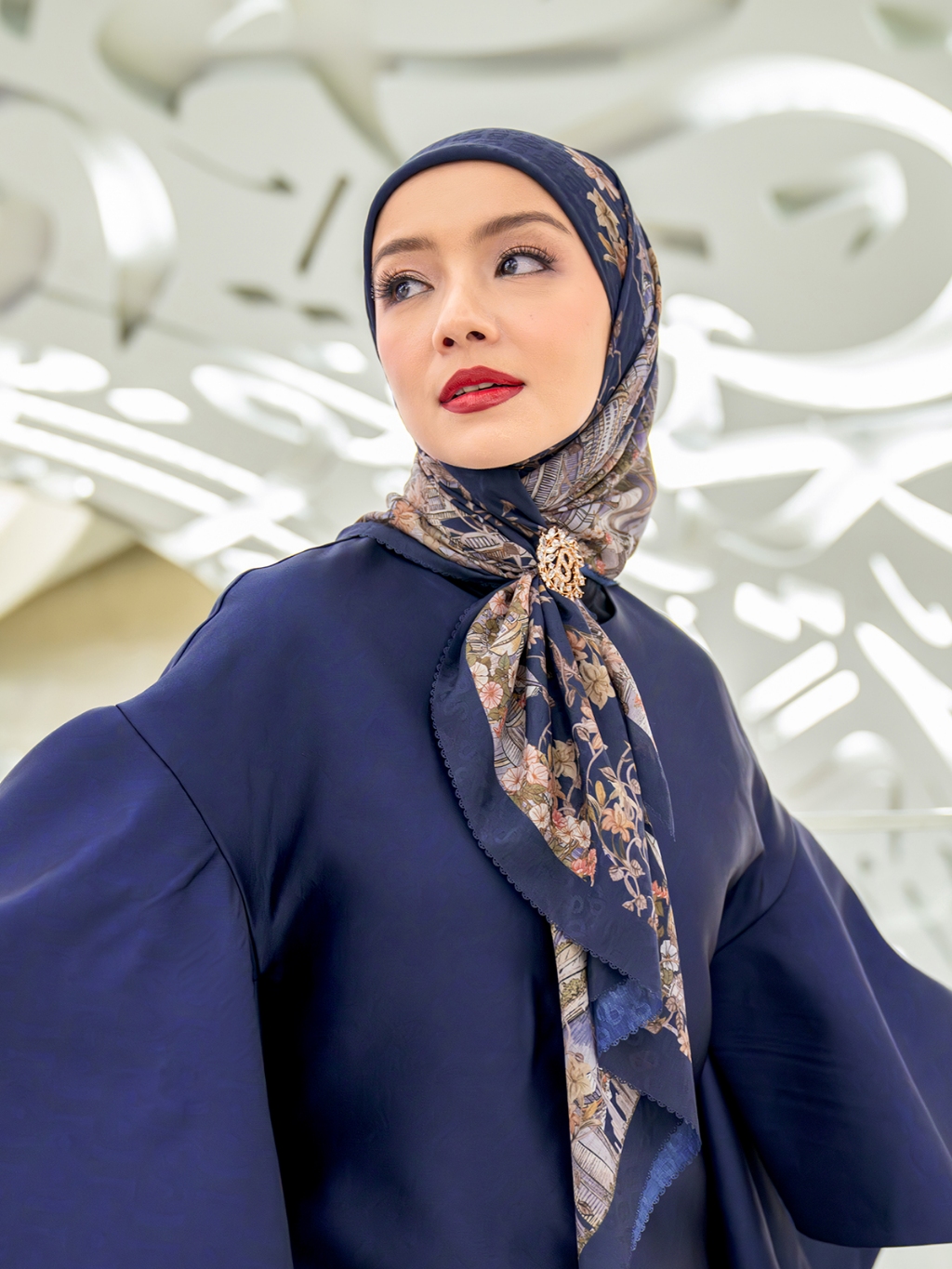 Buttonscarves Dubai Series 2 Voile Square | Shopee Malaysia