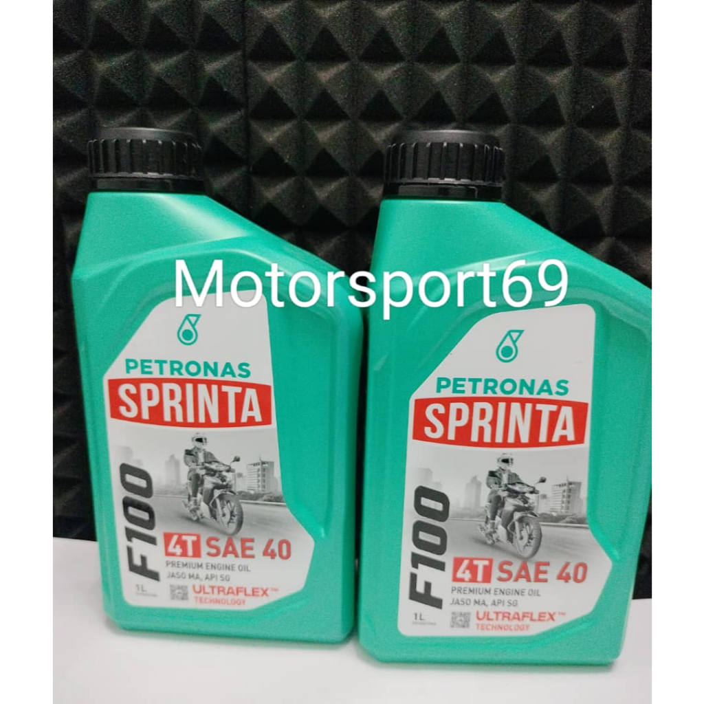 PETRONAS SPRINTA F100 SAE 40 4T OIL ENGINE OIL -100% ORIGINAL PRODUCT (1 LITER) | Shopee Malaysia