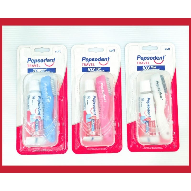 Sikat & Pasta Gigi Pepsodent FormulaTravel Kit （Soft Type） Pepsodent ...