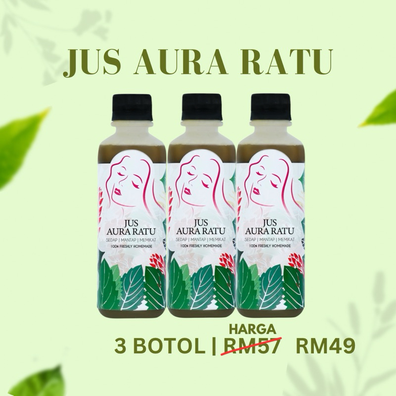 JUS AURA RATU (Jamu Pati Asli HomeMade) | Shopee Malaysia