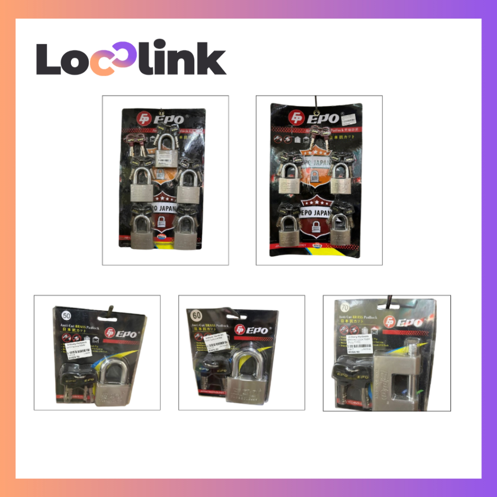 EPO JAPAN Anti-Cut Brass Padlock | Shopee Malaysia