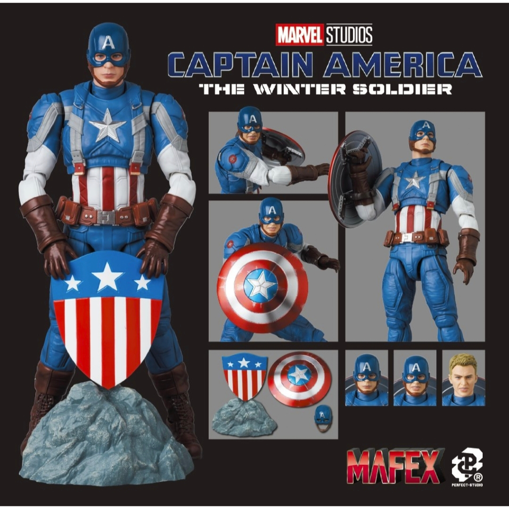 *BACK-ORDER* Medicom Mafex No.220 Captain America Classic Suit The ...