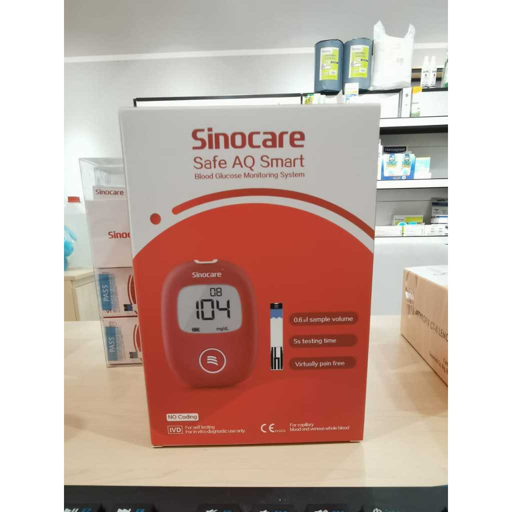 SINOCARE SAFE AQ SMART GLUCOMETER (MACHINE ONLY) | Shopee Malaysia