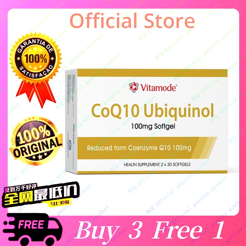 Ready Stock Original VITAMODE COENZYME Q10 UBIQUINOL 100MG SOFTGEL 30S ...