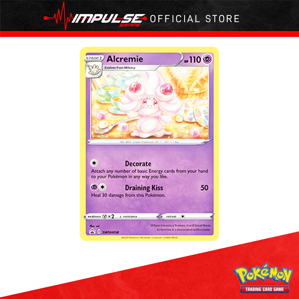Promo Card Pokemon Tcg Eng: SWSH058 Alcremie | Shopee Malaysia