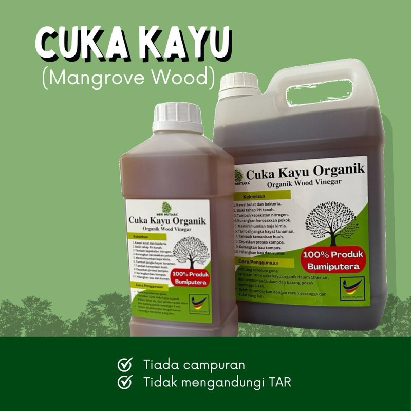 CUKA KAYU THAILAND WOOD VINEGAR ORGANIC ANTI SERANGGA POKOK BAJA FOLIAR ...