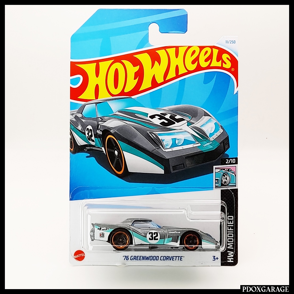Hot Wheels '76 Greenwood Corvette (HW Modified) | Shopee Malaysia