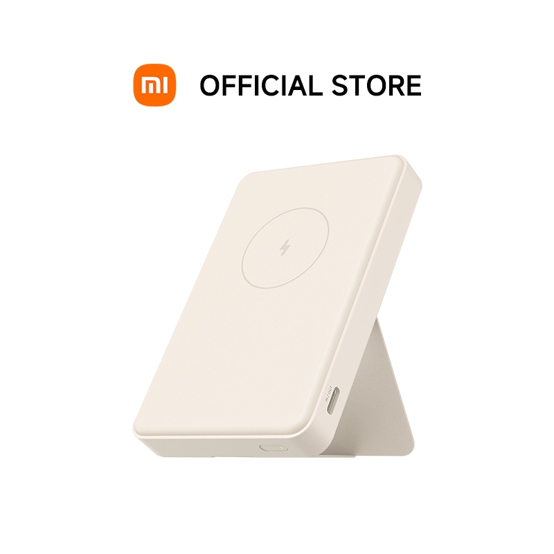 Xiaomi Magnetic Power Bank 6000 Tan 18W wired+15W wireless charging/Qi 2.0 supported/fit for ...