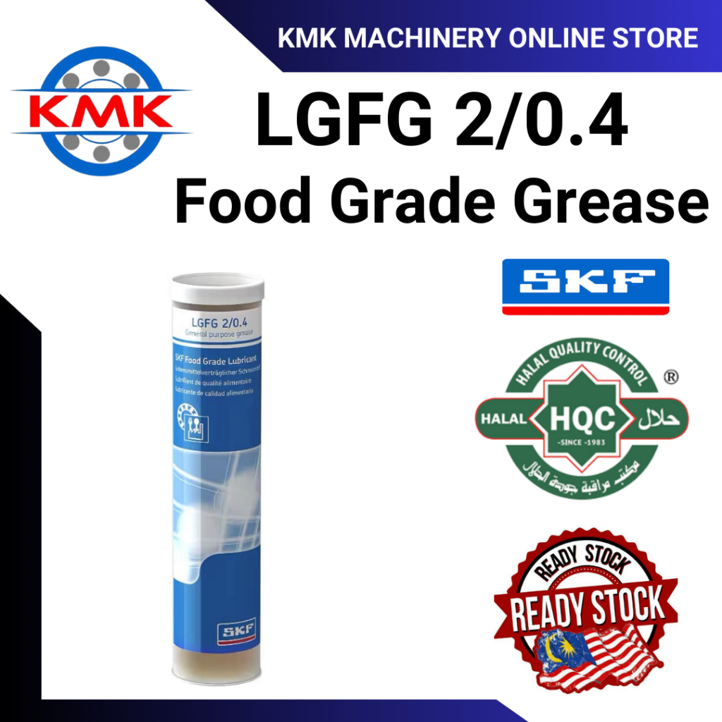 SKF GREASE LGFP 2/0.4(Food grade lubricant)[420ml] Suitable for Food industrial machine,Food ...