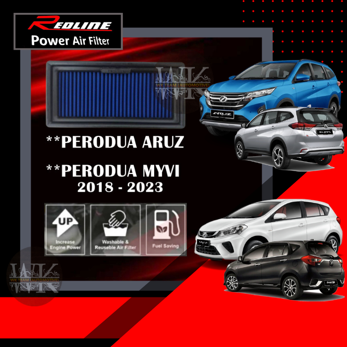 Perodua Aruz Myvi Gen3 2018 - 2023 New Redline High Flow Performance ...