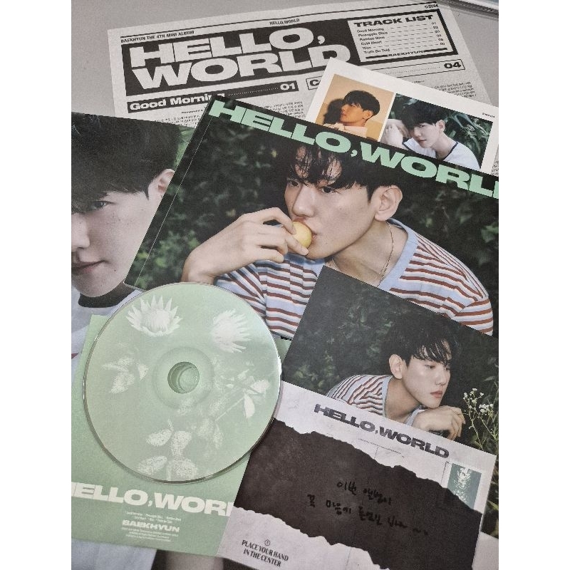 [unsealed] Baekhyun Album Hello World PB Folder | Shopee Malaysia