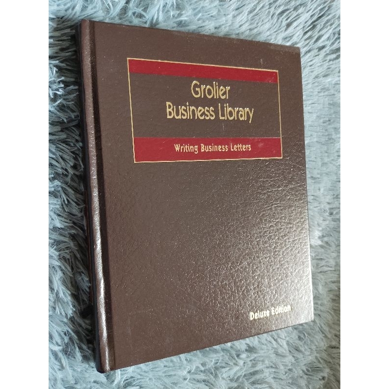 SA - Grolier Business Library Writing Business Letters - preloved ...