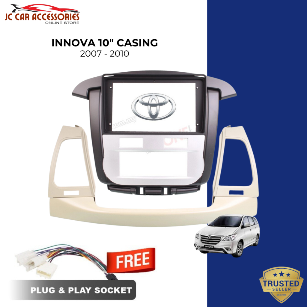 Toyota Innova 2007 - 2010 9 Inch Car Android Player Casing With Socket ...