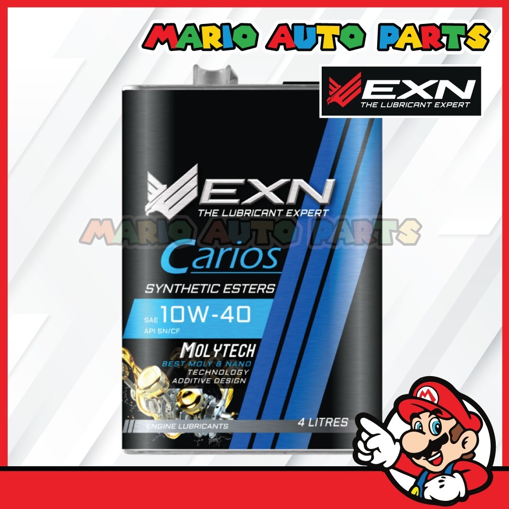 EXN CARIOS SAE 10W40 SEMI SYNTHETIC 4L MOLYTECH Engine Oil (4L) BEZZA ...