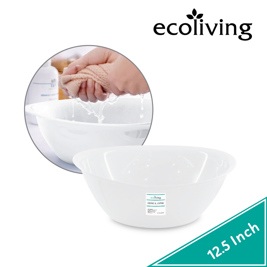 ECO LIVING 12.5/14 Inch Travel Face Washing Bucket W/Concave Handle ...